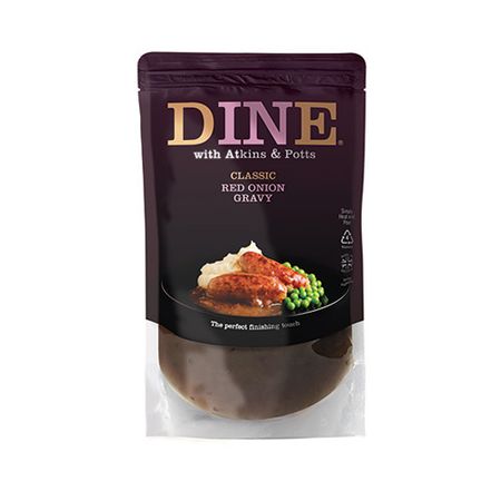 Atkins & Potts DINE Classic Red Onion Gravy only £3.50