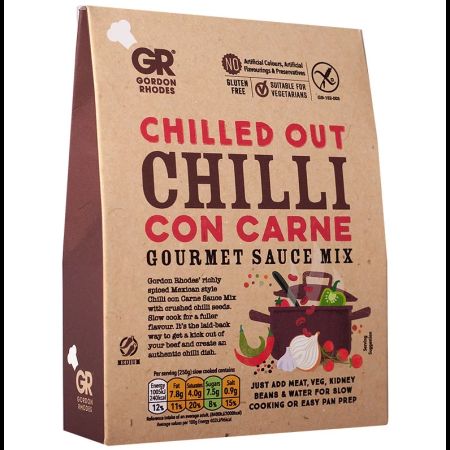 Gordon Rhodes Chilled Out Chilli Con Carne Gourmet Sauce Mix (75g) only ...