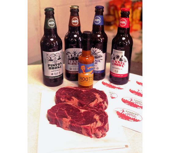 Rib Eye Steak, Booze & Hot Sauce Hamper from £45.00